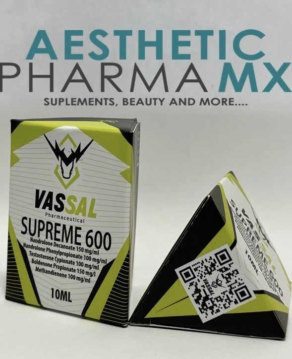 Vassal Pharmaceutical Supreme 600 – Aesthetic Pharma México
