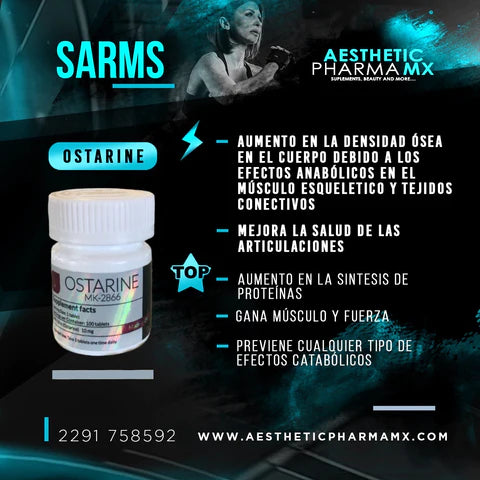 ¿Que es el ostarine? SARMS – Aesthetic Pharma México