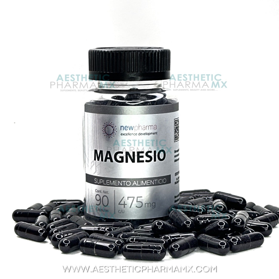 Magnesio New Pharma 475 mg – Aesthetic Pharma México