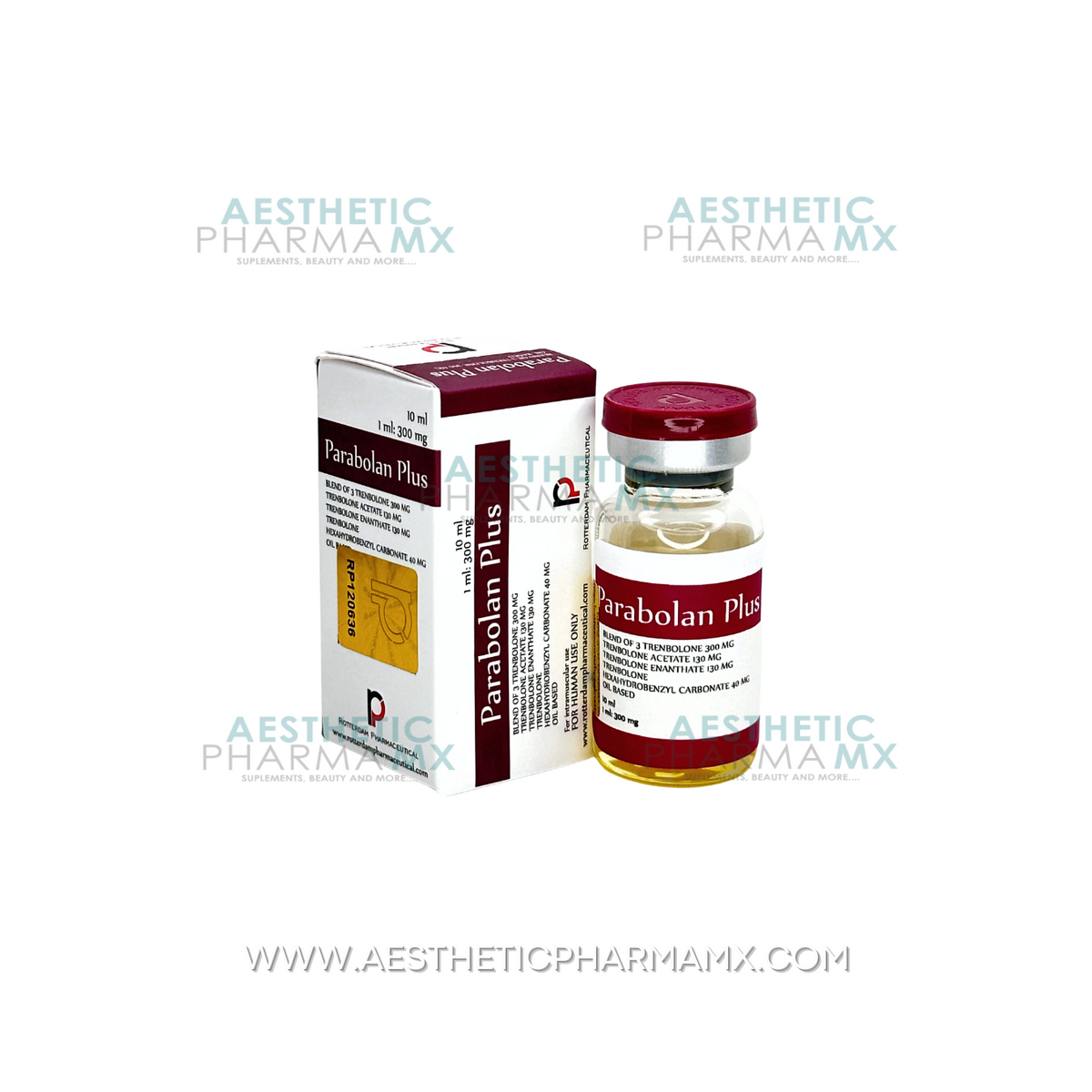PARABOLAN PLUS 300MG ROTTERDAM PHARMACEUTICAL – Aesthetic Pharma México