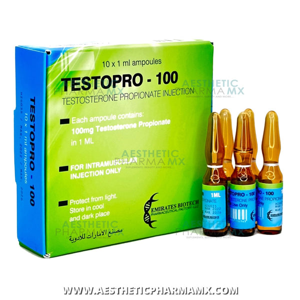 Emirates Biotech Testopro Testosterona Propionato – Aesthetic Pharma México