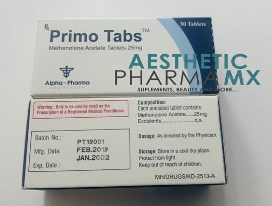 Primo Tabs Alpha Pharma – Aesthetic Pharma México
