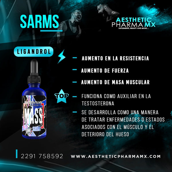 Sarms Barbarían Mass Ligandrol 30ml – Aesthetic Pharma México